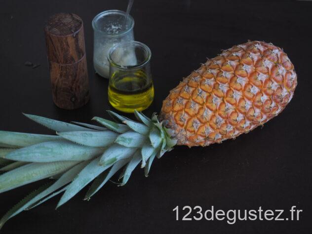 Ananas frais poivre et sel | Recette 1,2,3...Dégustez
