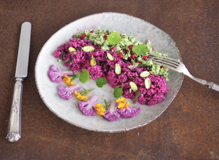 Chou-fleur violet en taboulé | Recette 1,2,3...Dégustez